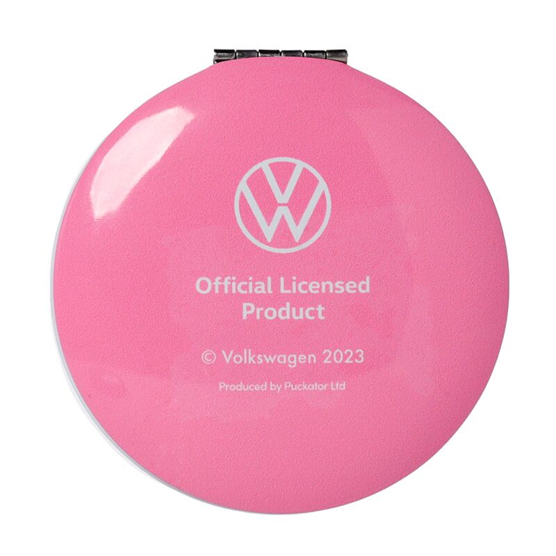 Volkswagen VW T1 Camper Bus Explore More & Waves are Calling Compact Mirror