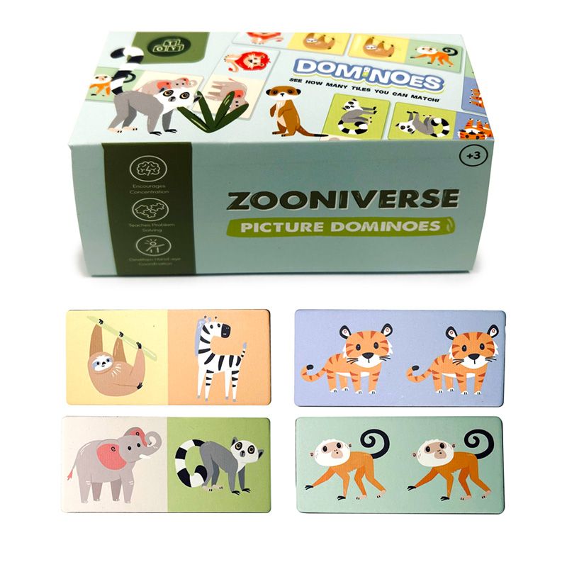 Zooniverse Kids Dominoes Set
