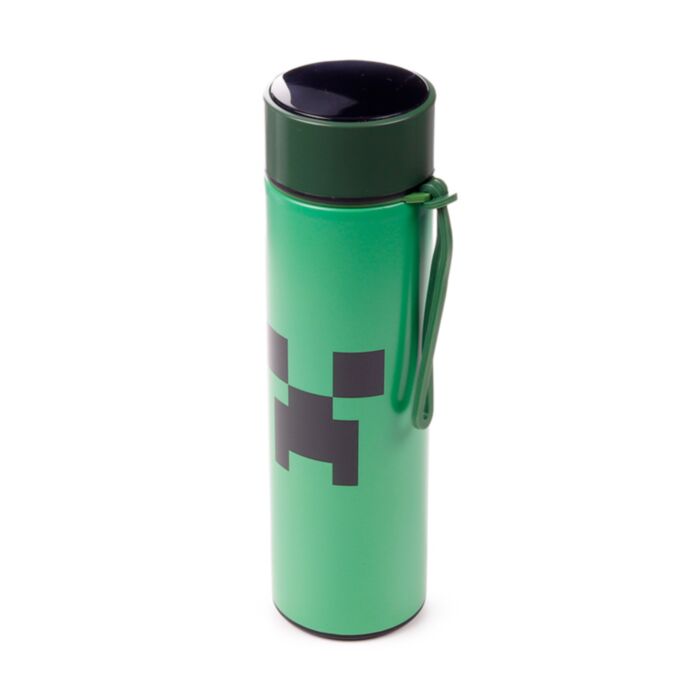 Minecraft Creeper Hot & Cold Digital Thermometer Bottle