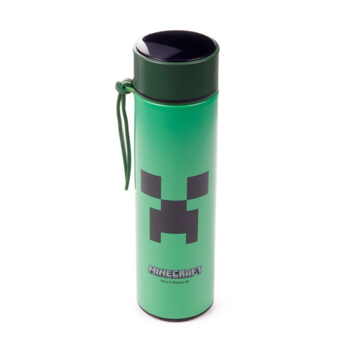 Minecraft Creeper Hot & Cold Digital Thermometer Bottle