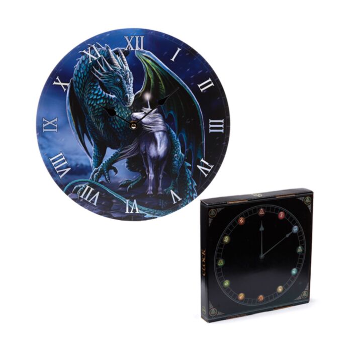 Lisa Parker Protector of Magick Dragon & Unicorn Picture Clock