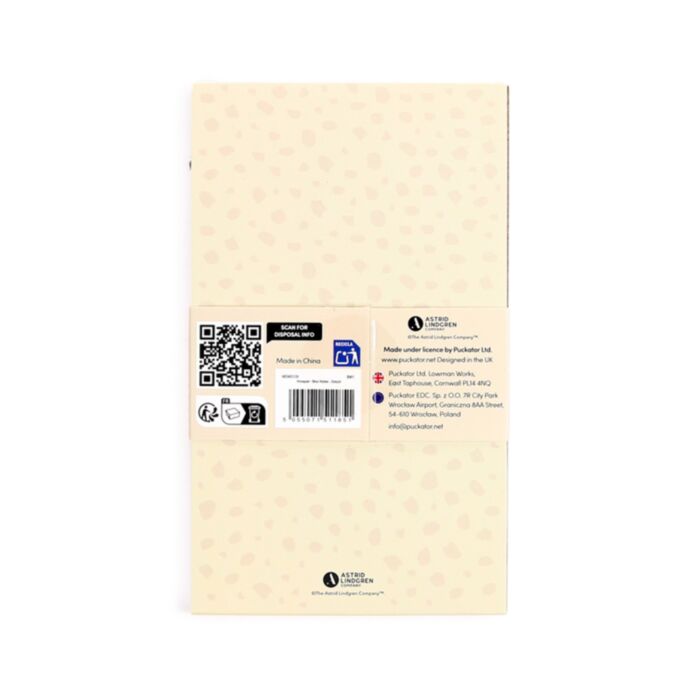 Pippi Longstocking Flip Open Shaped Memo Pad